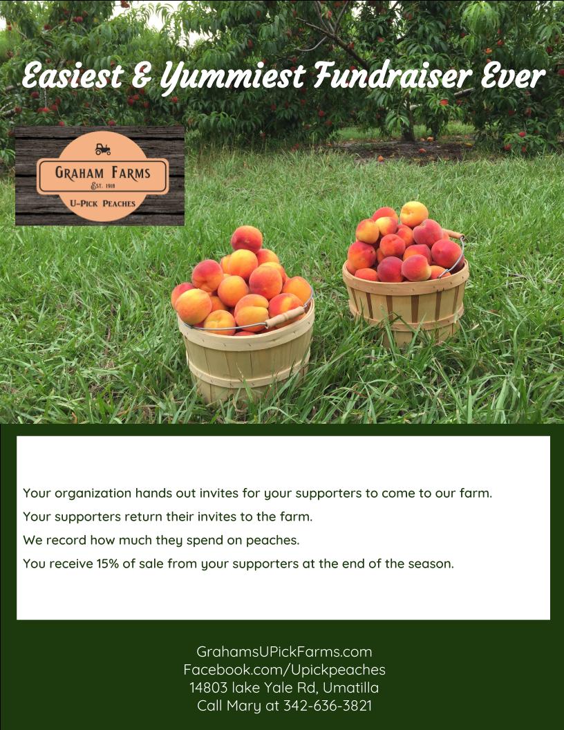 Fund Raisers - Graham's U-Pick Farms